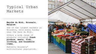 Urban Markets and their functions in communities | PPTX
