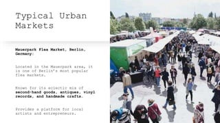 Urban Markets and their functions in communities | PPTX