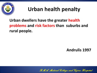 Urban medicine | PPT