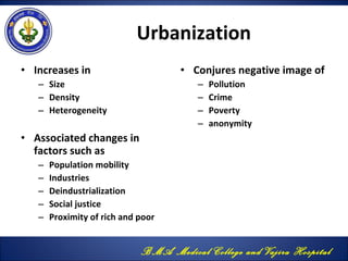Urban medicine | PPT