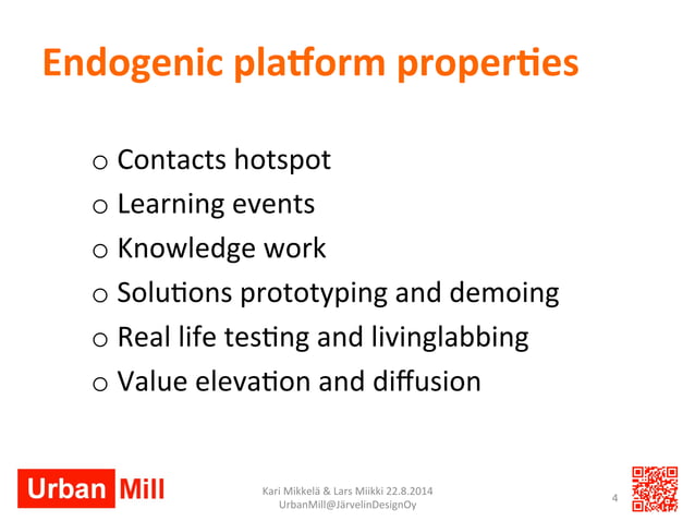 Urban Mill Orchestration Model-2014-08-22 Nonaka-Aalto_WS_final | PPT