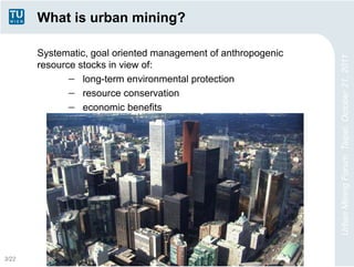 Urban Mining: Recycling - or more | PDF | Commodities | Economy