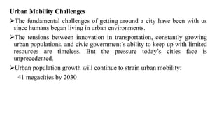 Urban Mobility.pptx