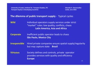 Urban Mobility Challenges in Developing Countries - the Case of Latin ...