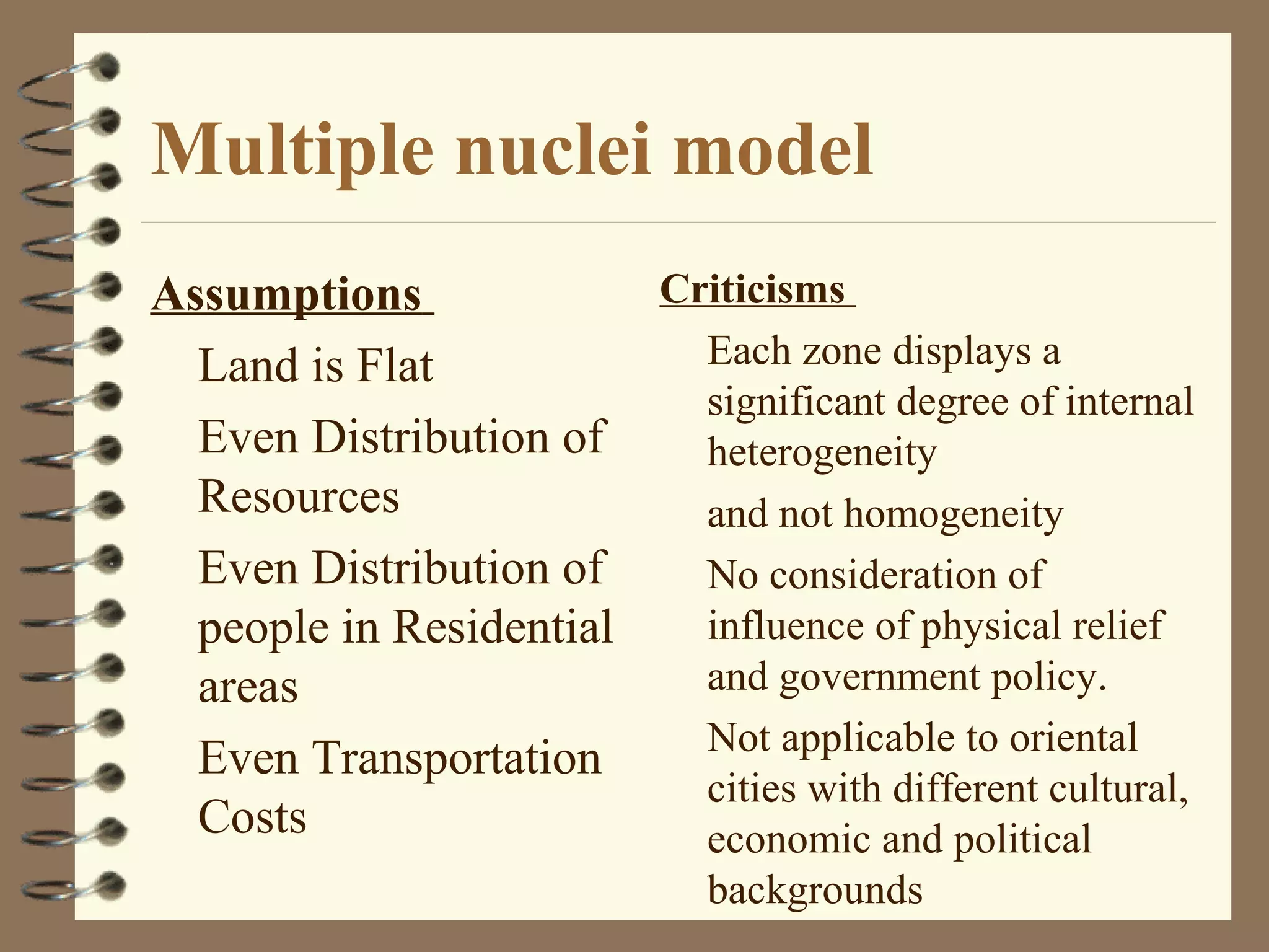 Urban Planning theories and models | PPT