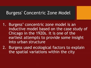 Urban models | PPT