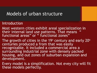Urban models | PPT