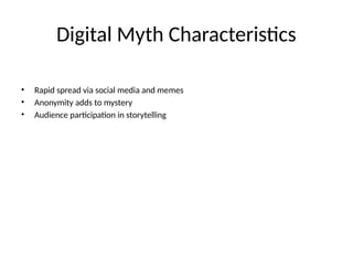 Urban_Myths_of_the_Digital_Age.pptx in easy words | PPT