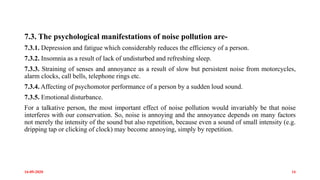 Noise pollution a case studies In Agartala municipal council | PPT