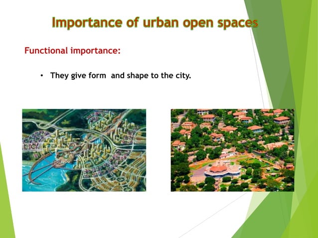Urban open spaces | PPTX | Parks | Attractions