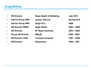 Urbano seminar bupa-craig mccoy | PPTX