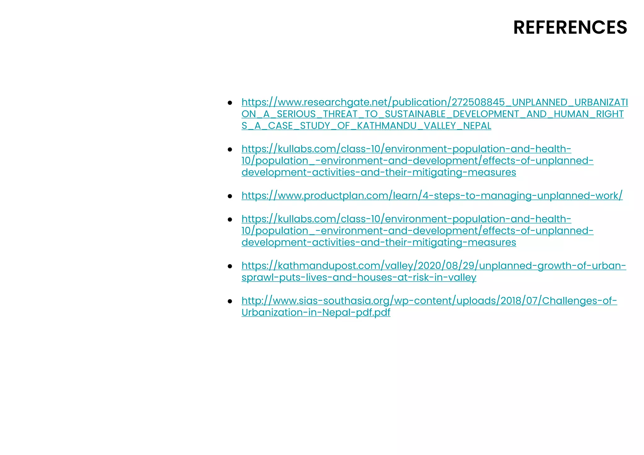 Urban Sprawl in Kathmandu | PPTX