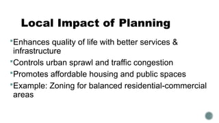 Urban and Regional planning introduction | PPTX