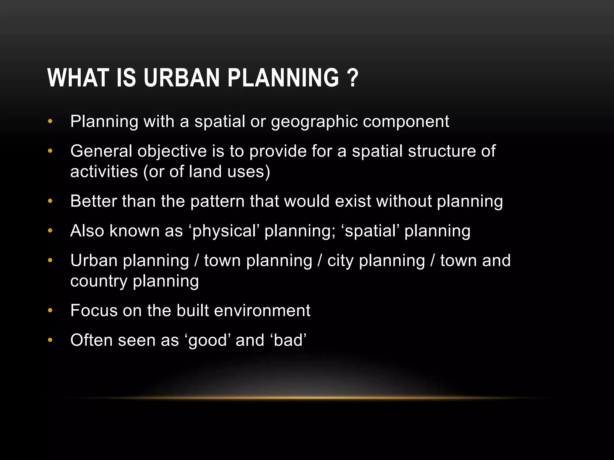 Urban planning and development | PPTX
