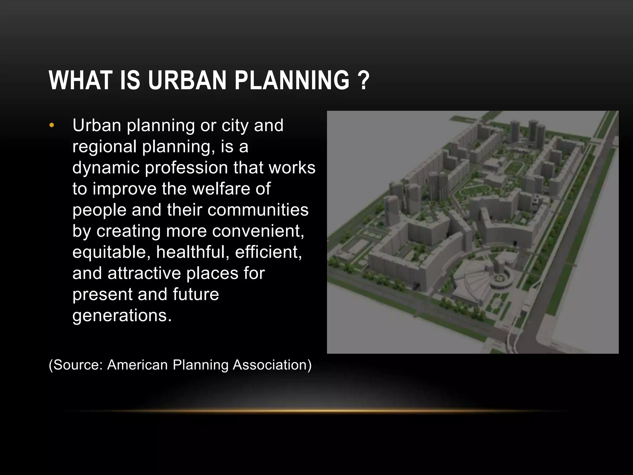 Urban planning and development | PPTX