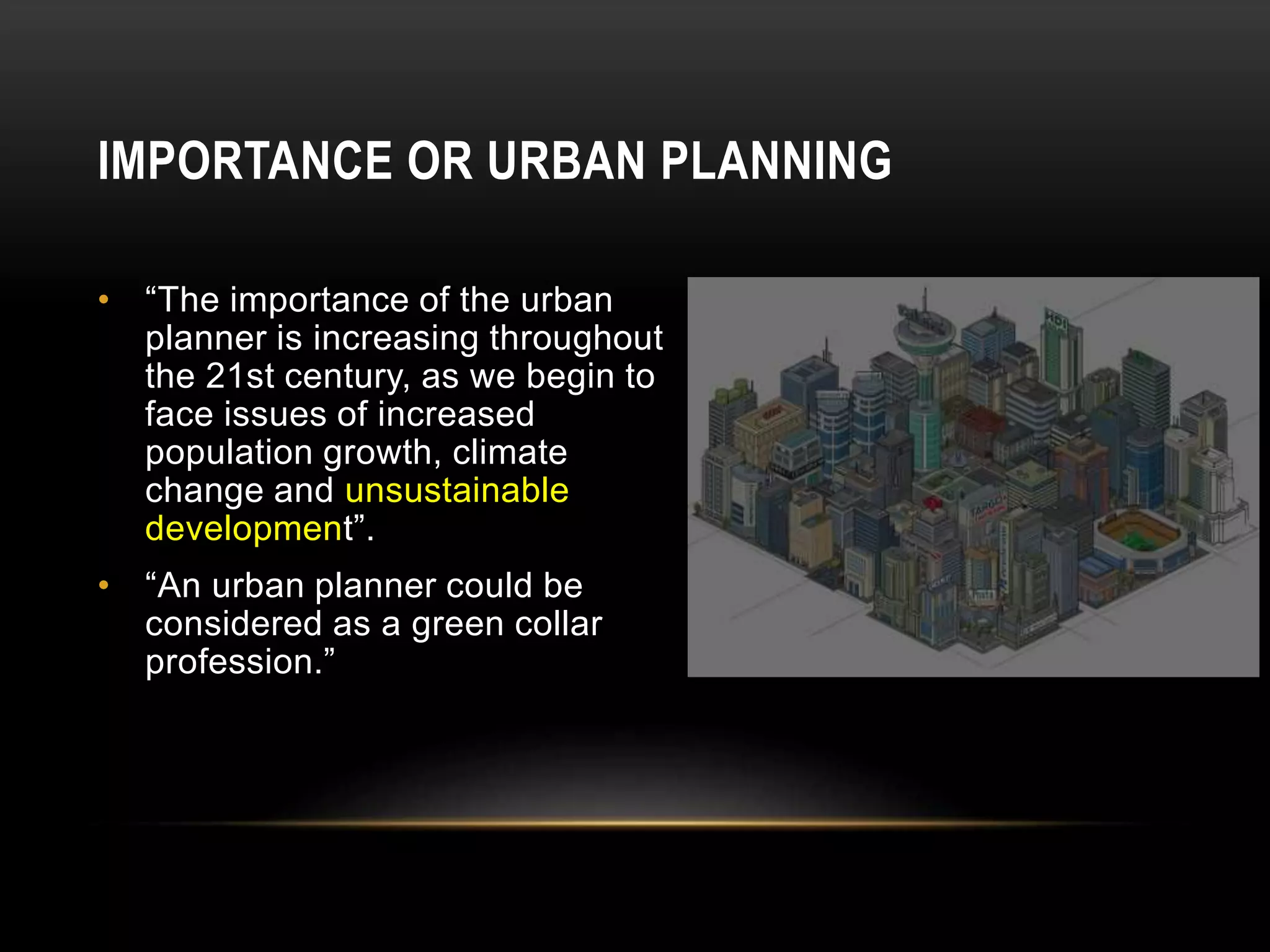 Urban planning and development | PPTX