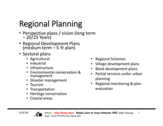 Urban planning 01 the scope for urban planning in society | PPT
