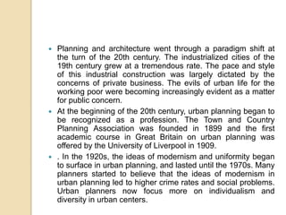 Urban planning | PPTX