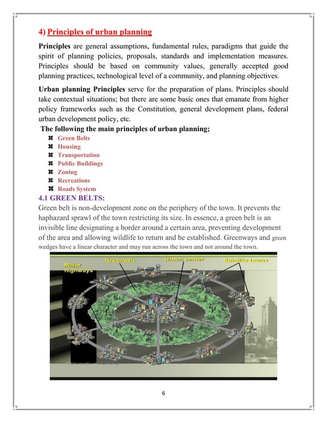 Urban planning concept,principles and elementes | PDF | Developmental ...