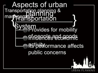 Urban planning finalppt | PPTX