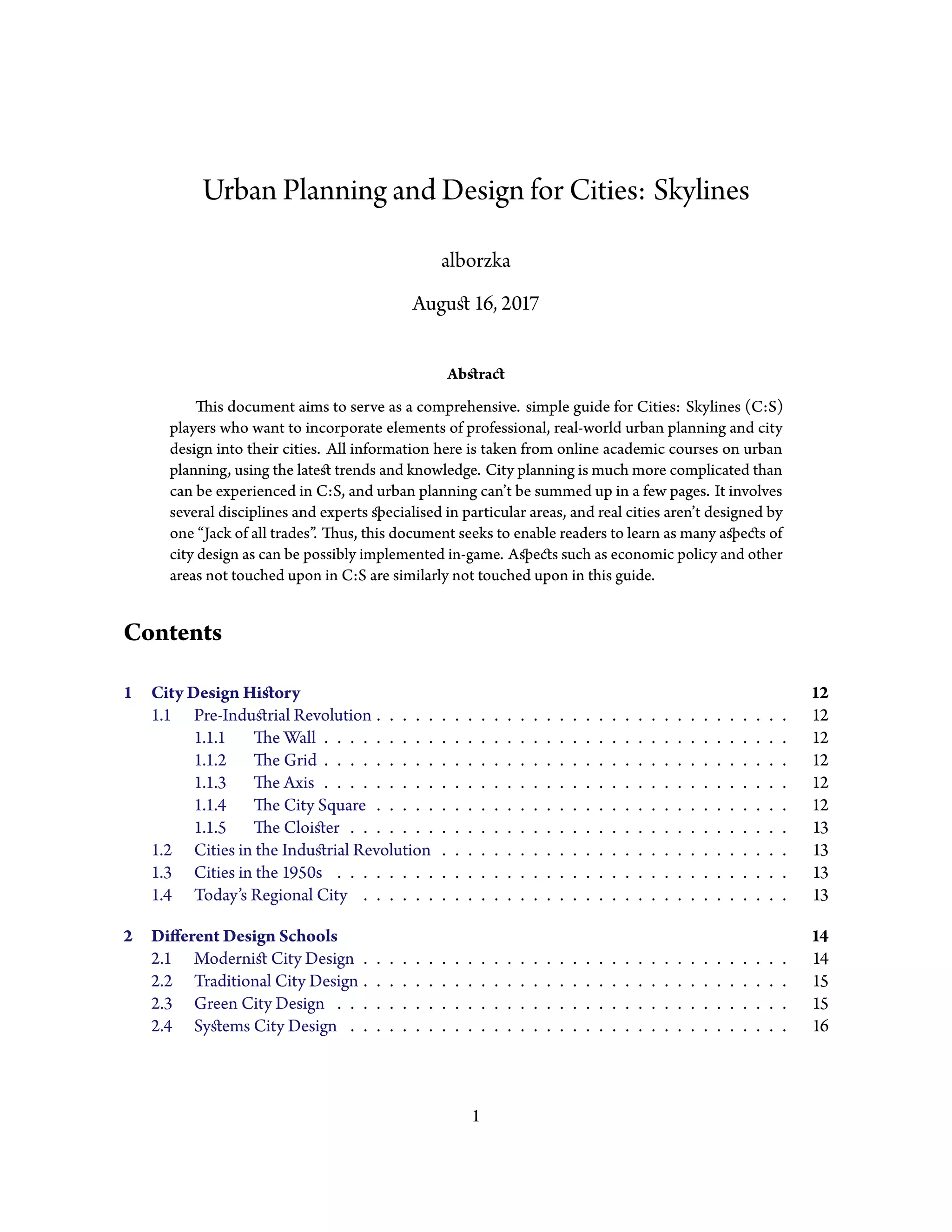 Urban Planning and Design Guide | PDF