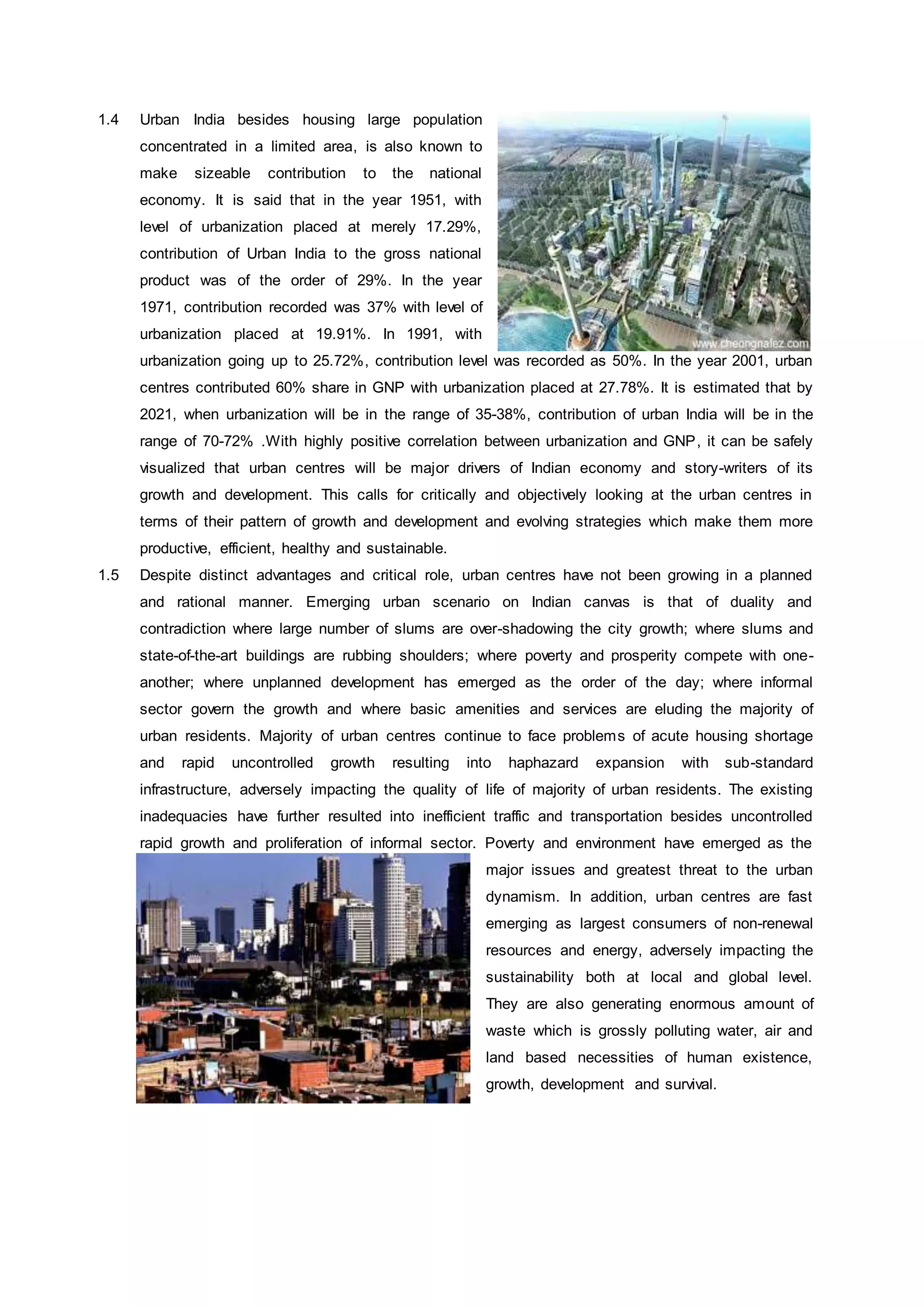 Urban planning key to good Governence | DOCX