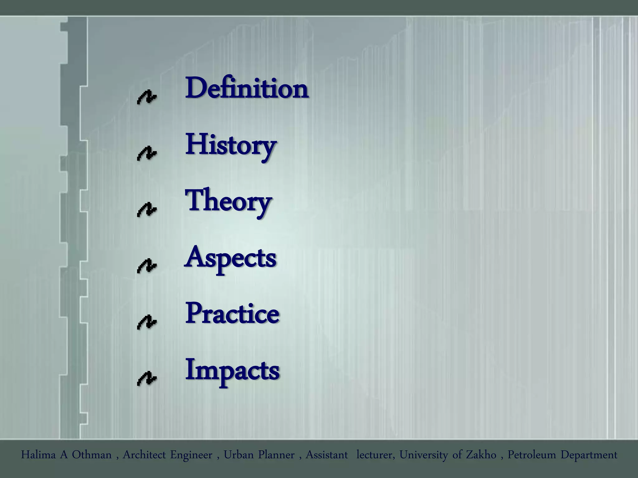 Urban planning presentation 01 | PPTX