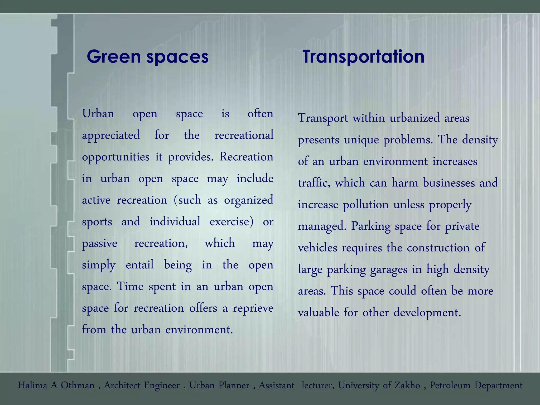 Urban planning presentation 01 | PPTX