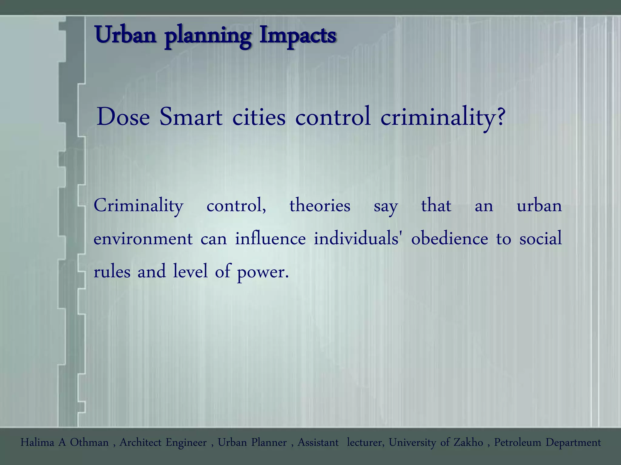 Urban planning presentation 01 | PPTX