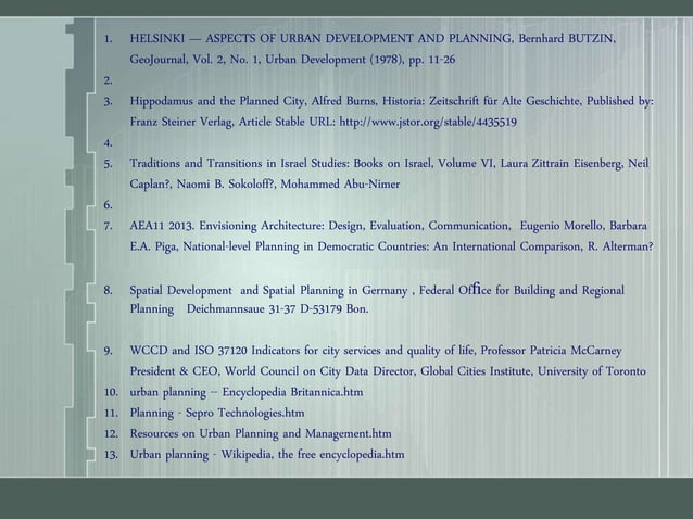 Urban planning presentation 01 | PPTX | Civil Engineering Industry ...