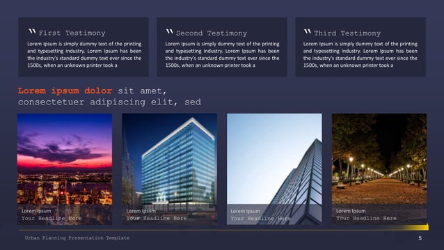 Urban Planning Presentation Template.pptx | Desktop Publishing ...