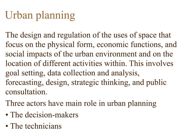 Urban planning theories | PDF | Landscaping | Home & Garden