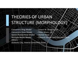 Urban planning theories guide how cities develop and function. | PDF
