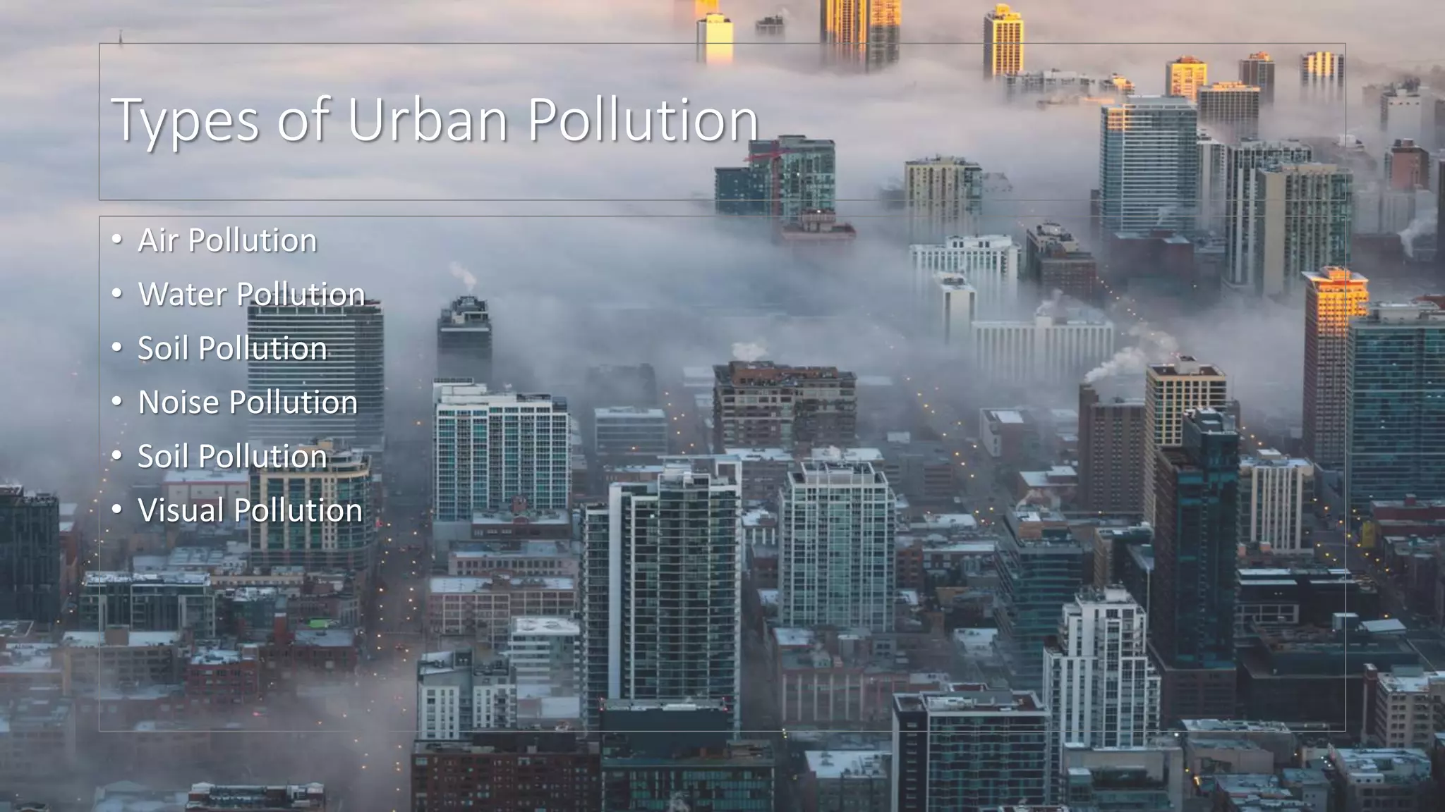 Urban pollution | PPTX