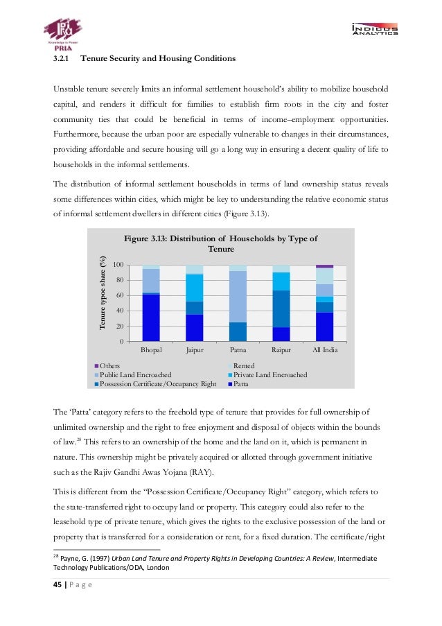 Contribution of Urban Informal Settlement Dwellers to Urban Economy o…