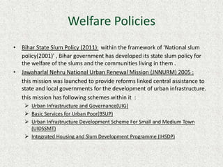 Urban poverty in patna - a report by ashay jain | PPTX