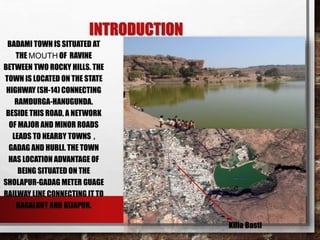 Badami urban infrastructure | PPTX