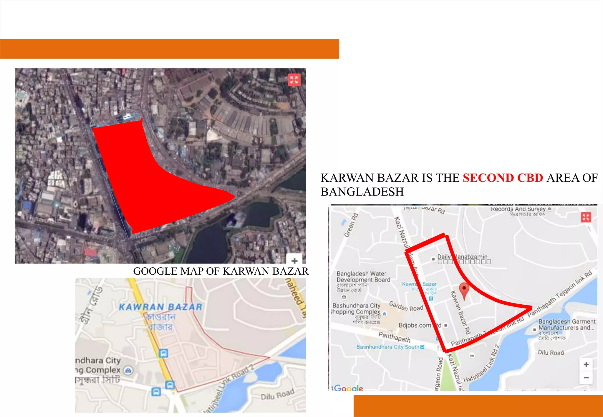 RETHINKING & REDESIGN OF KARWAN BAZAR,BANGLADESH | PPTX