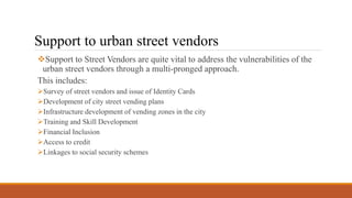 Urban problem street vendors | PPTX