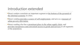 Urban problem street vendors | PPTX