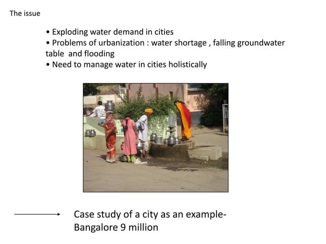 Urban rainwater harvesting systems promises and challenges in Bangalore ...