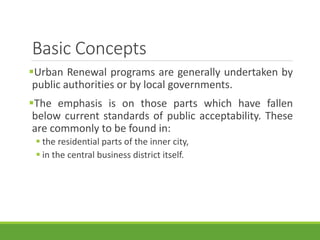 Urban Renewal.pptx | Developmental Sites | Real Estate