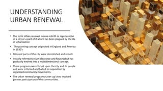 Urban renewal heritage city | PPTX