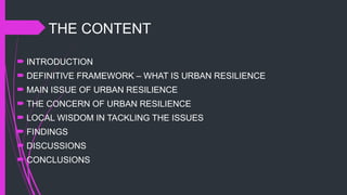 Design of Architecture and URBAN RESILIENCE.pptx
