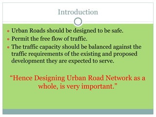 Urban roads | PPTX