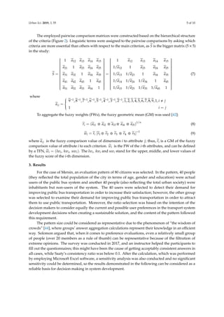 Sustainable Urban Transport Development by Applying a Fuzzy-AHP Model ...