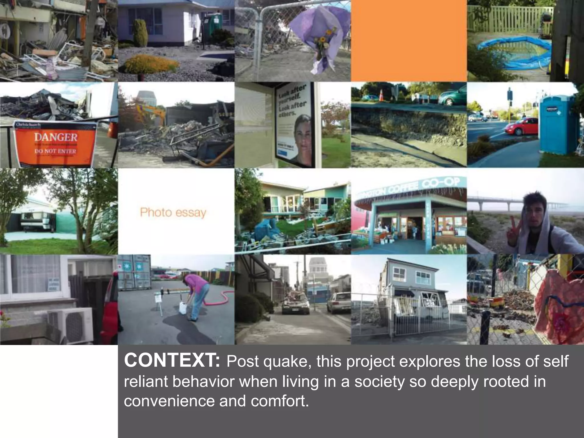 Urban self reliance, disaster relief | PPTX