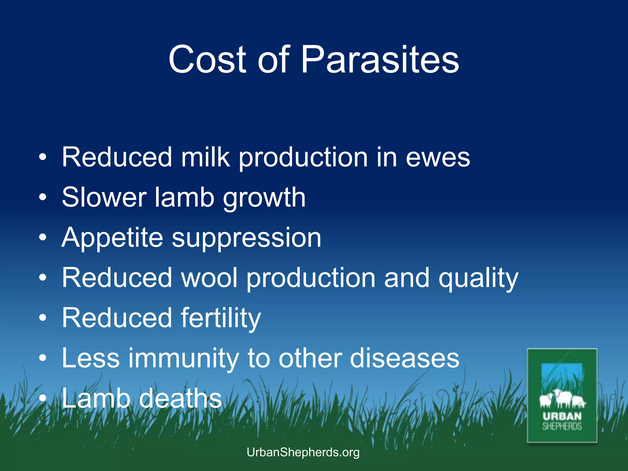 Internal Parasite Management in Pasture-Based Sheep | PPTX | Infectious ...