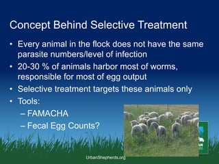 Internal Parasite Management in Pasture-Based Sheep | PPTX