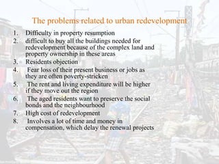 Urban slum and city blights | PPTX